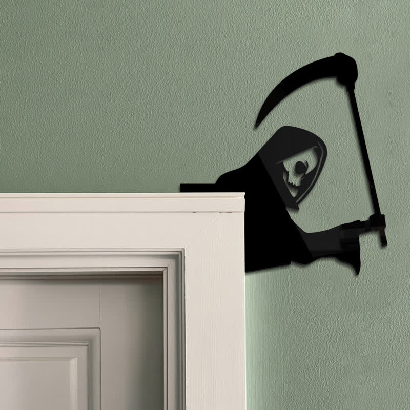 Grim Reaper Door Frame Halloween Decoration – uk.ownkoti